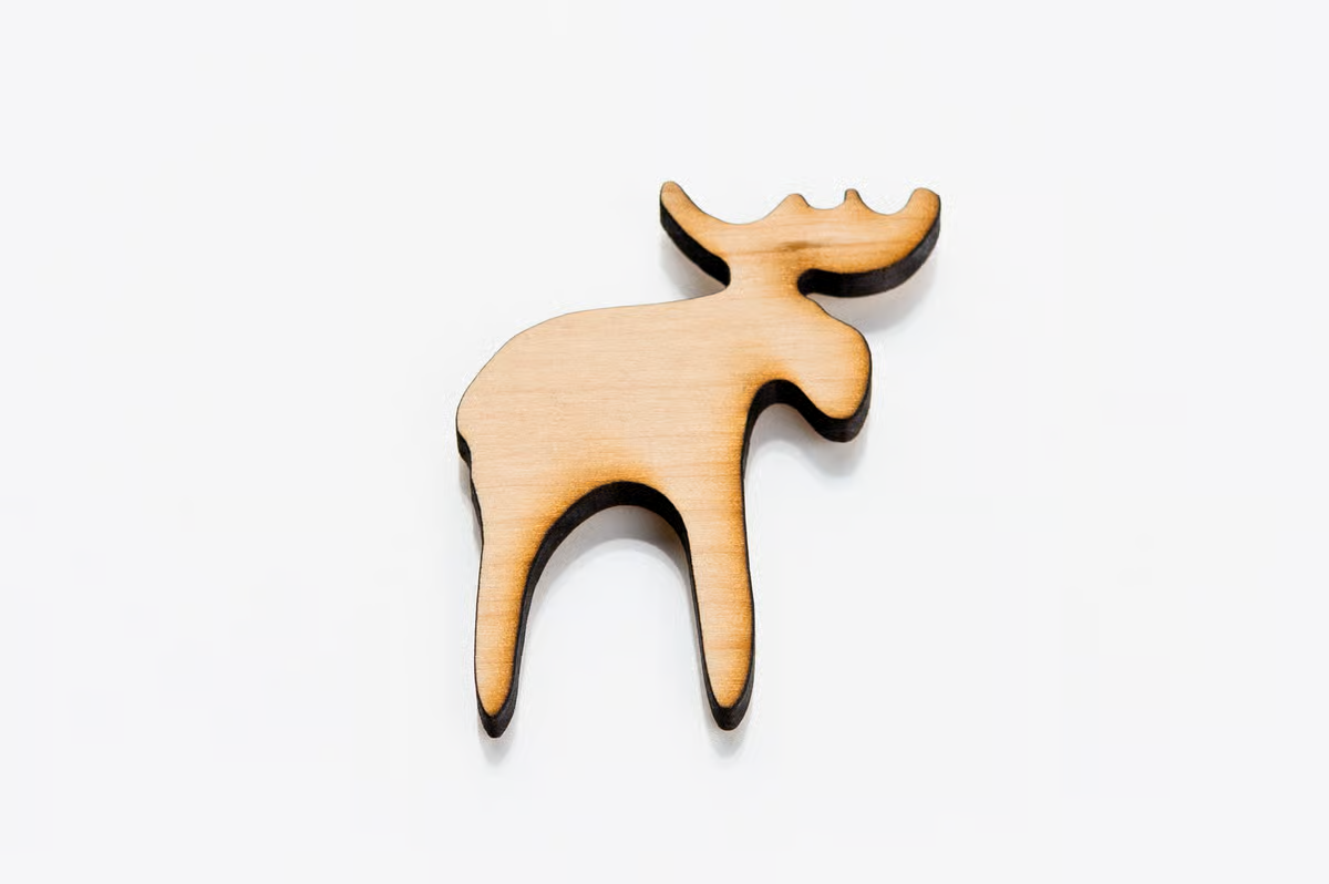 Moose Magnet – Wooden Swedish Design by Anna Linderholm – The Swedish ...